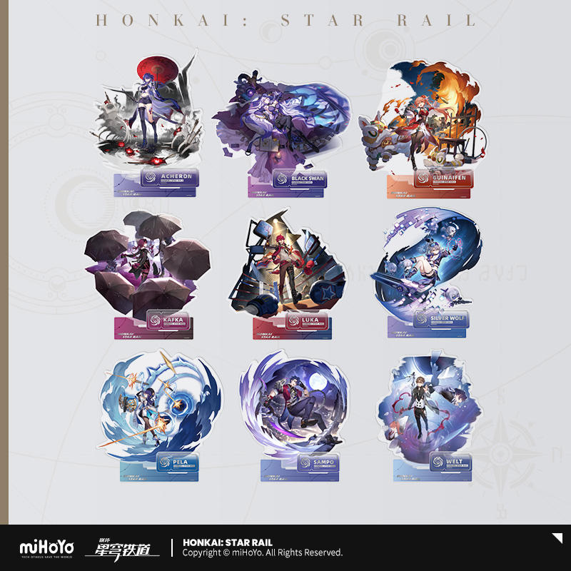 [PREORDER] Honkai: Star Rail Acrylic Stands – Neiroh Sells