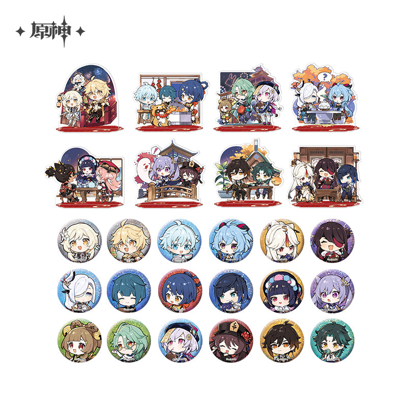 [PREORDER] Genshin Impact Chibi Stands and Badges – Neiroh Sells